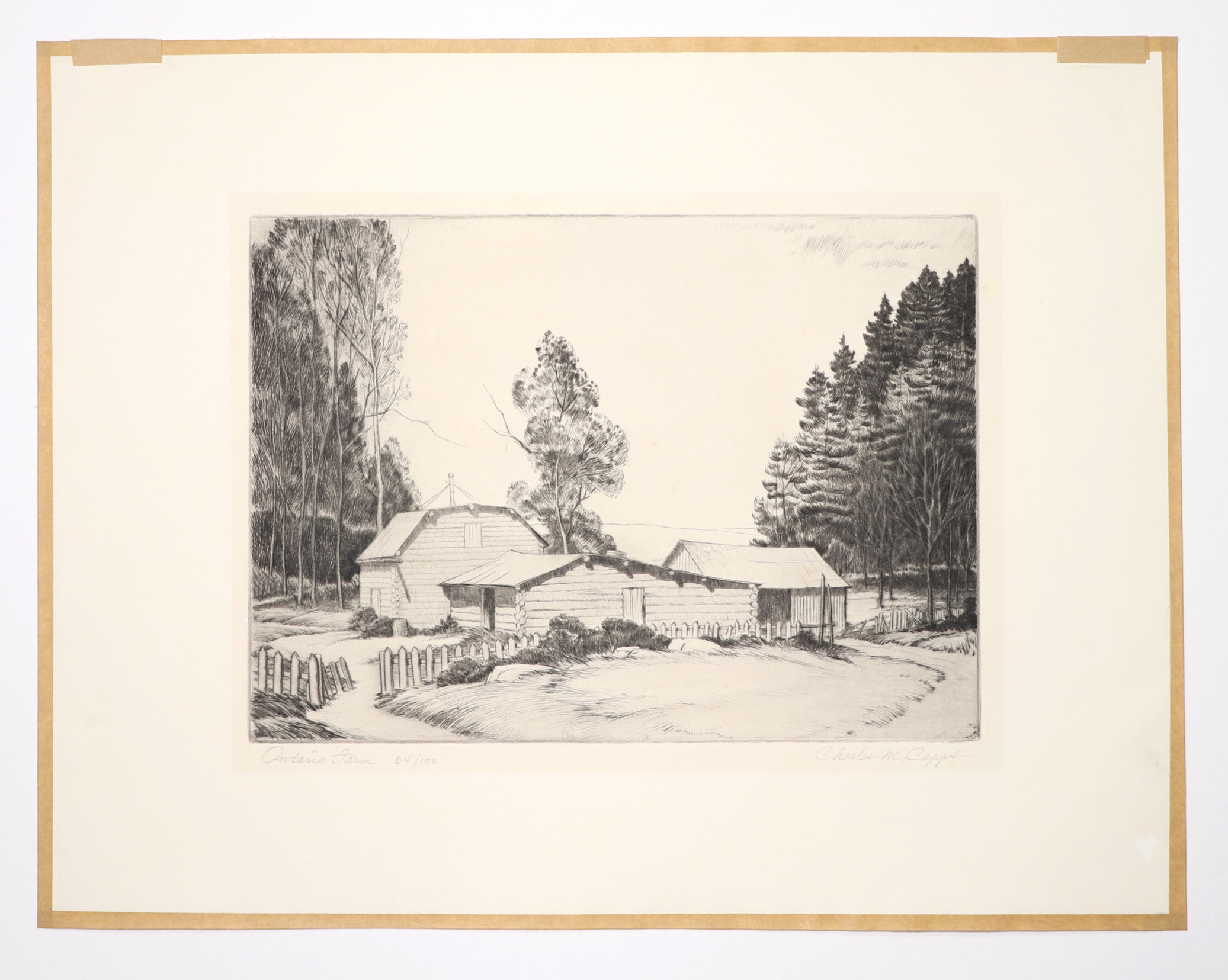 Charles M Chili Capps Etchings | Charles Capps Art for Sale | Reuben ...
