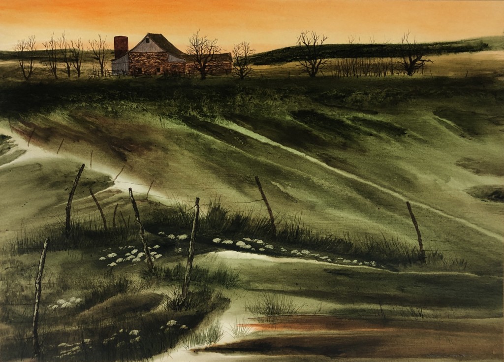 Charles Sanderon Paintings | Kansas Artist | Kansas Watercolor