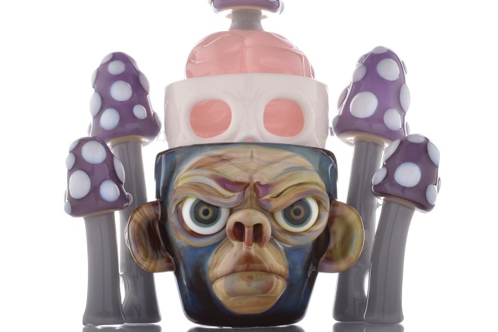 Daniel Coyle, “Stoned Ape Theory”, Glass – Reuben Saunders Gallery