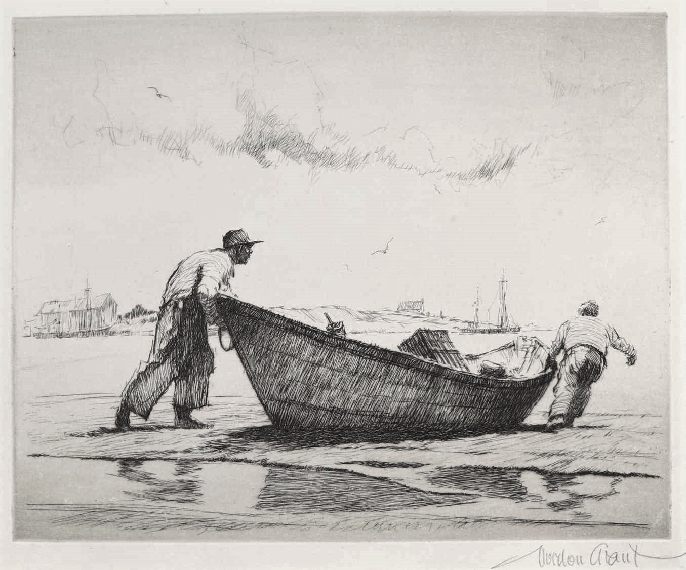 Gordon Grant | Gordon Grant Art | Gordon Grant Etching | Heave and Haul ...