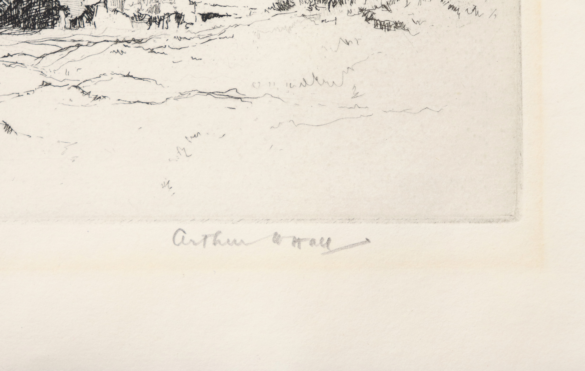 Arthur W Hall Etchings | Arthur Hall Art for Sale | Reuben Saunders Gallery