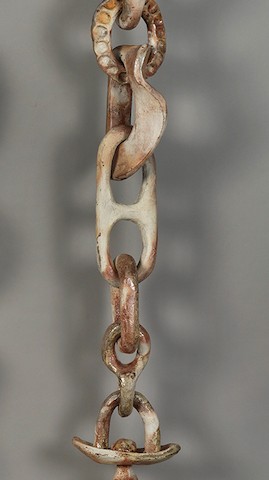 Eric Knoche, “Chain”, Wood-fired ceramic (SOLD) – Reuben Saunders Gallery
